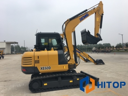 XCMG Hydraulic Excavator XE60D 6 tons - HITOP MACHINERY
