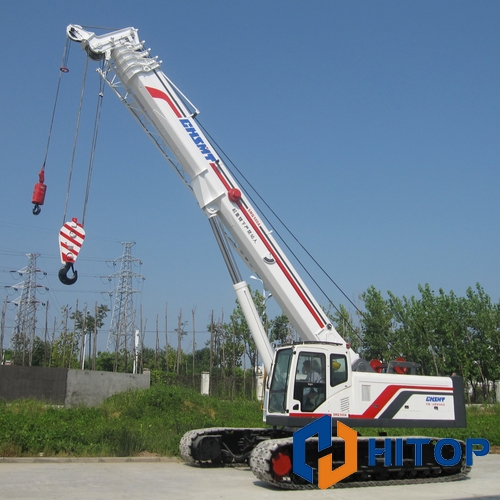 Telescopic Boom Crawler Crane SMQ500A Mobile Crane 50 Tons - HITOP ...