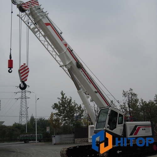 Telescopic Boom Crawler Crane SMQ600A Mobile Crane 60 Tons - HITOP ...