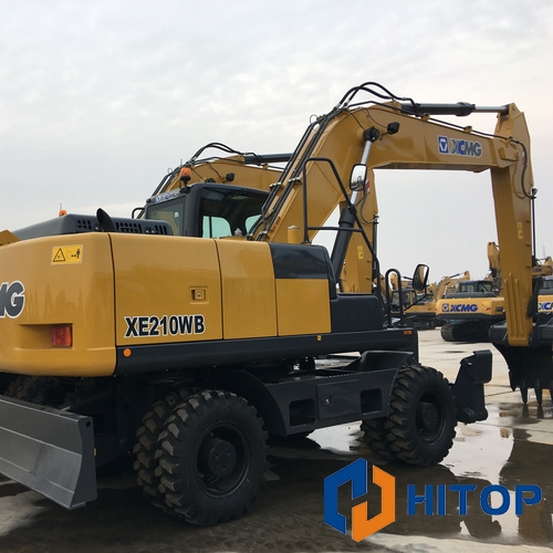 XCMG Wheel Excavator XE210WB 6 tons - HITOP MACHINERY