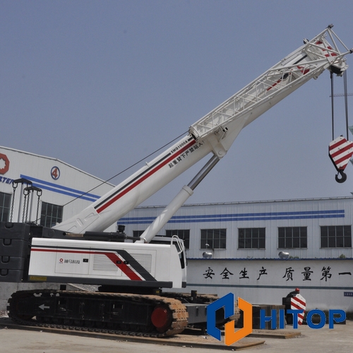 Telescopic Boom Crawler Crane SMQ1000A Mobile Crane 100 Tons - HITOP ...