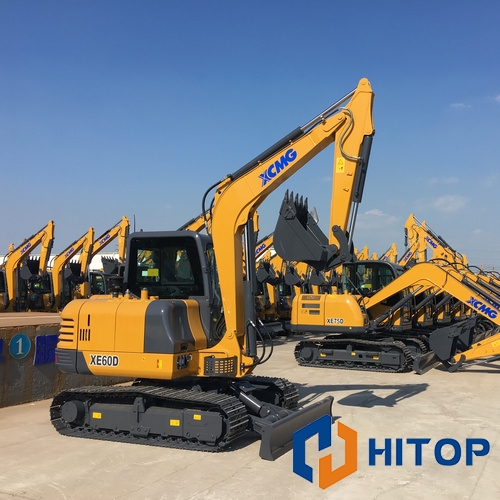 XCMG Hydraulic Excavator XE60D 6 tons - HITOP MACHINERY