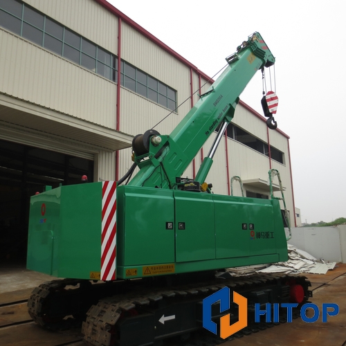 Telescopic Boom Crawler Crane SMQ200A Mobile Crane 20 Tons - HITOP ...