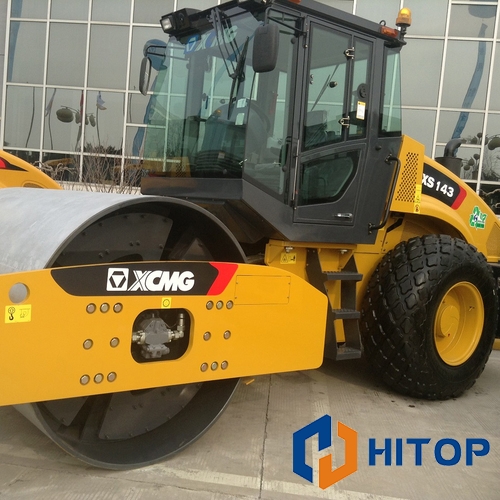 XCMG Single Drum Road Roller XS143 14 tons Compactor - HITOP MACHINERY