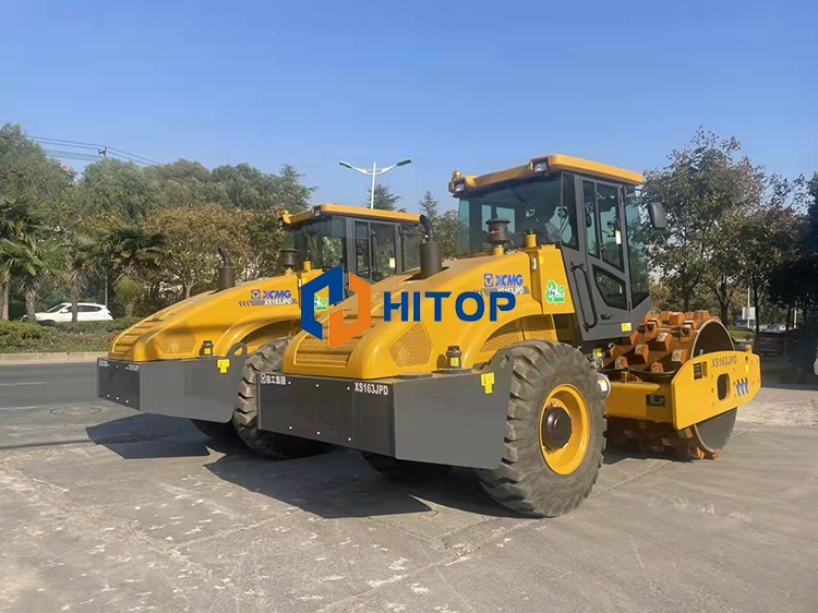 2 Units XCMG XS163J 16 tons Single Drum Compactor Exported on 8th of ...