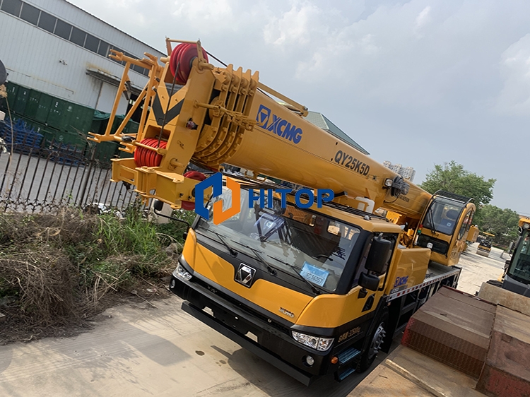 XCMG QY25K5D Truck Crane with hydraulic pilot control Exorted to Ethiopia
