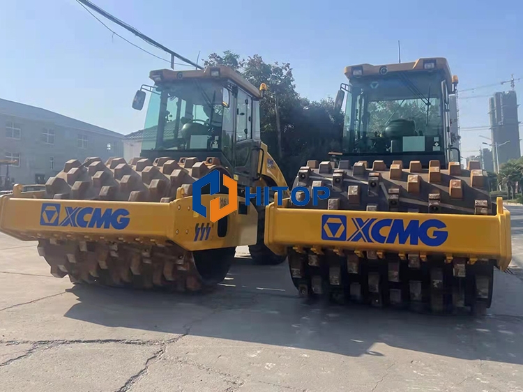 2 Units XCMG XS163J 16 tons Single Drum Compactor Exported on 8th of ...