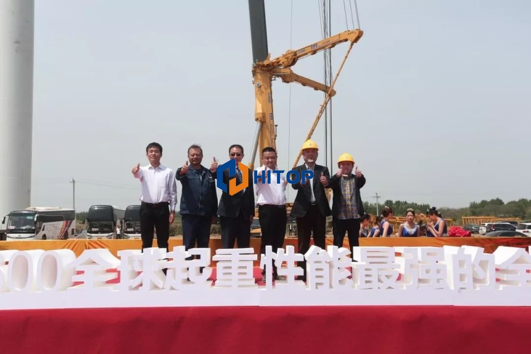 XCMG XCA1600 All-terrain Crane makes a record-breaking first hoist