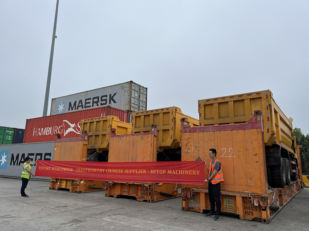 XCMG 48 Tons Special Mining Dump Trucks NXG5480DT Ready For Export By HITOP